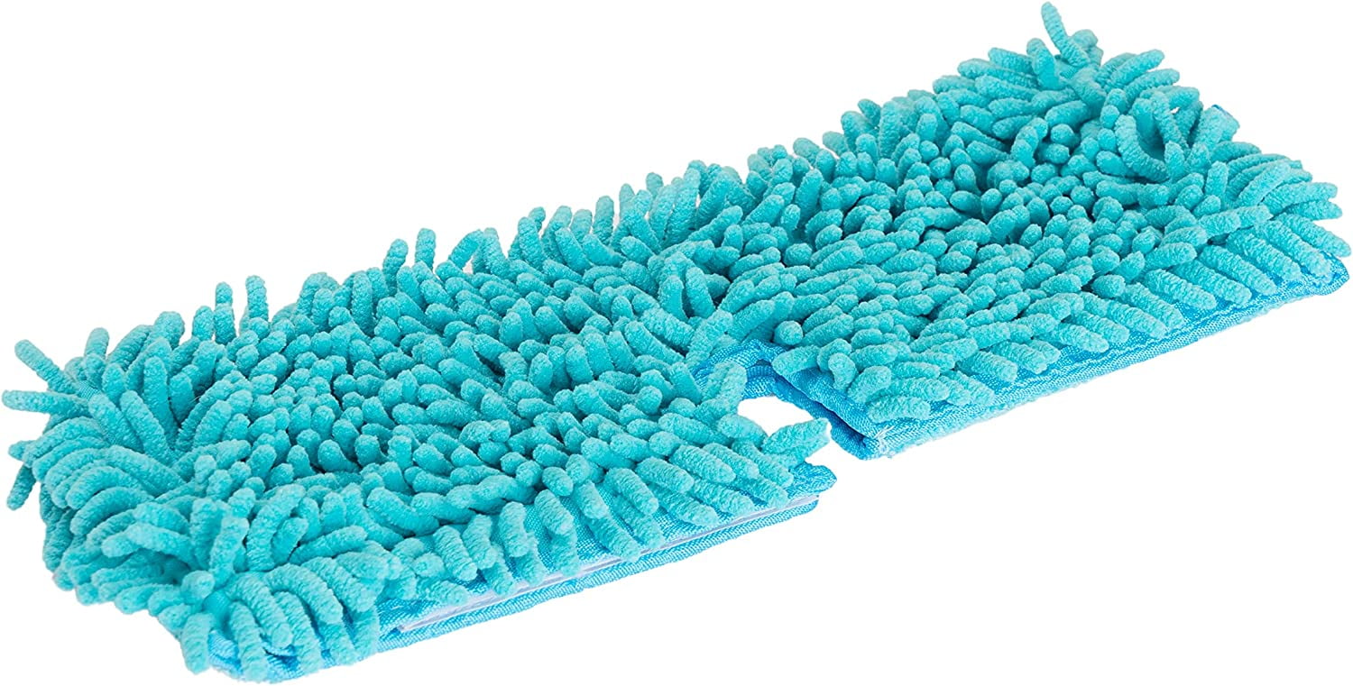 Dynamic Duo Micro Mop - For Wet & Dry Floor Cleaning - Cleans Hardwood ...