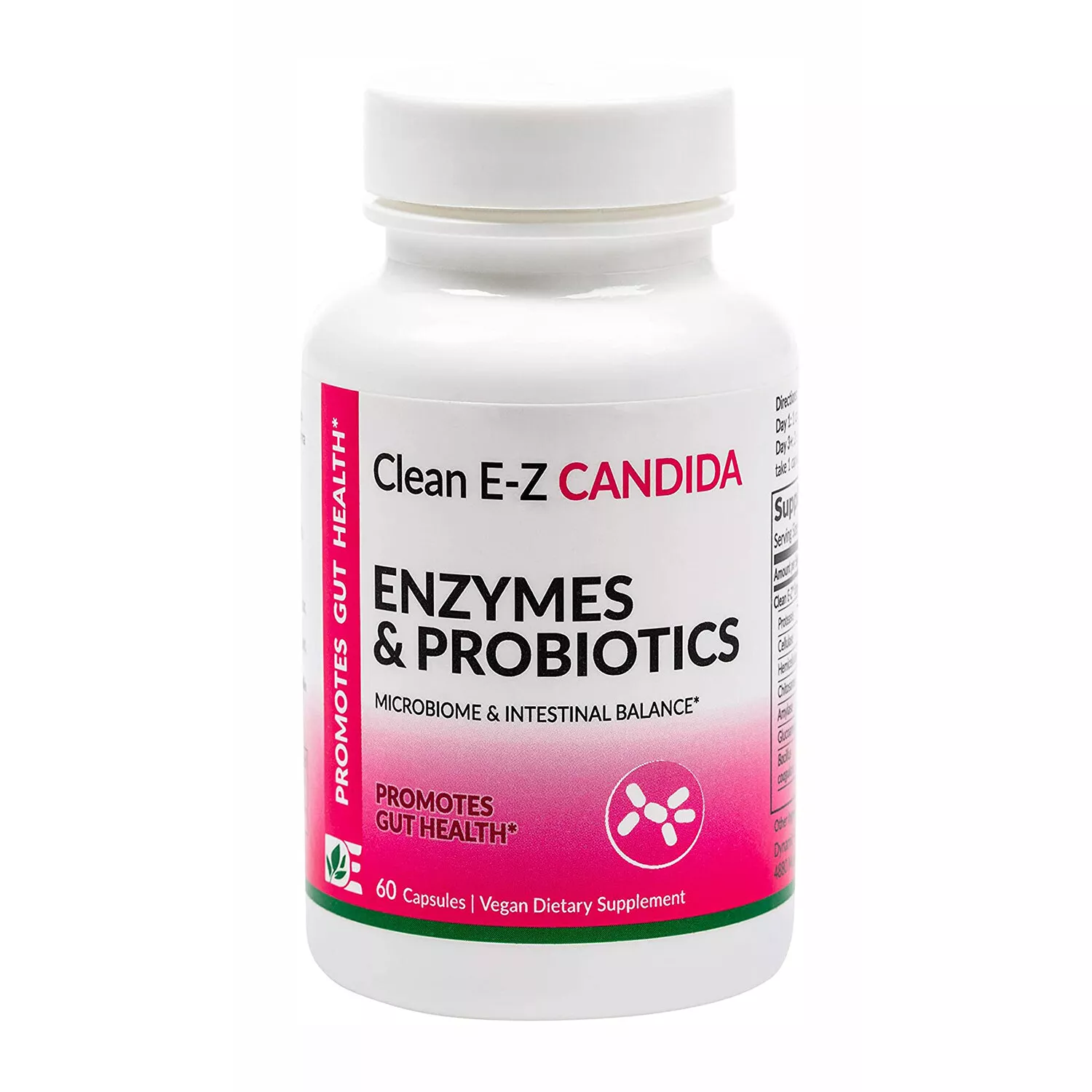 Dynamic_Enzymes_Clean_E_Z_Candida_Enzymes_&_Probiotics,_60_Vegetarian_Capsules - Walmart.com