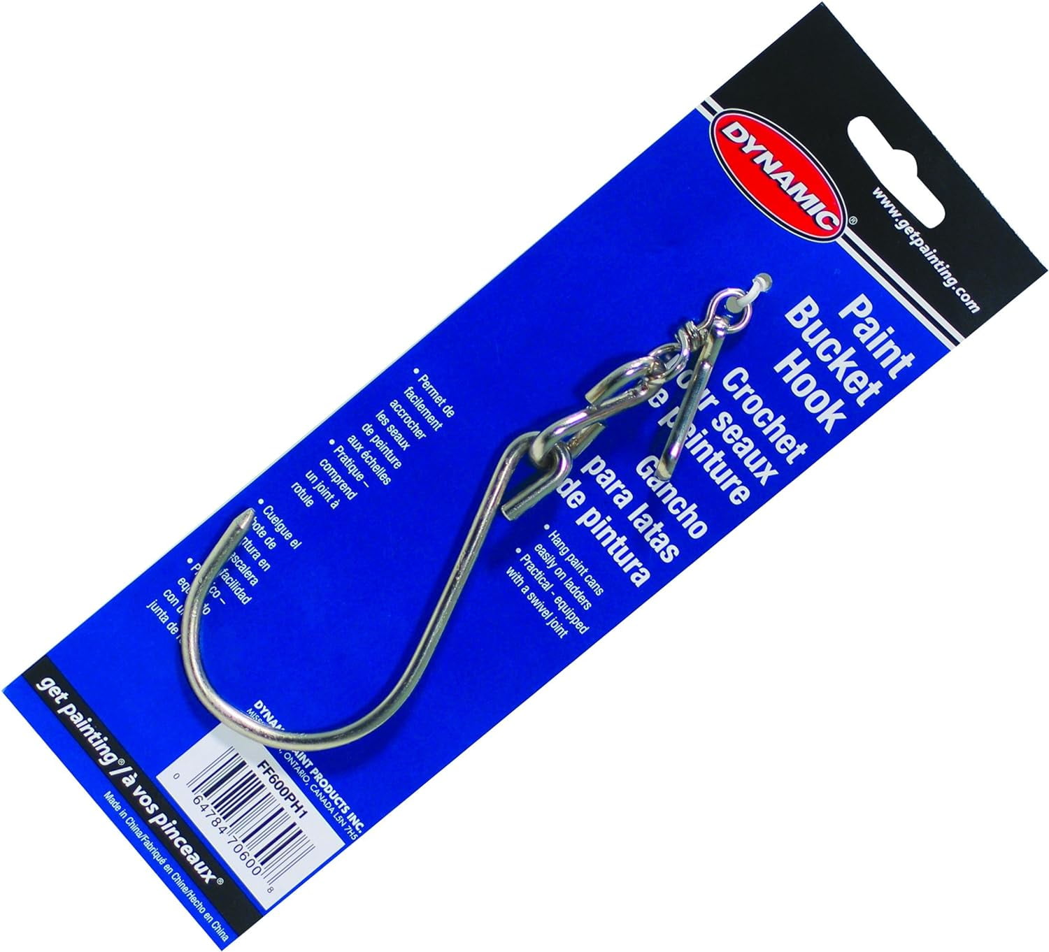 Dynamic FF600PH1 Paint Bucket Hook - Walmart.com