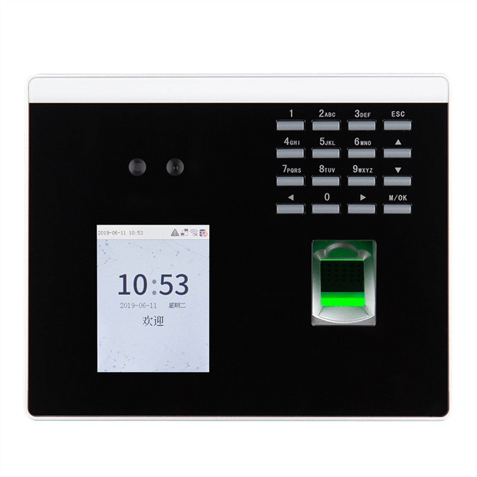 Dynamic Face Fingerprint Password Access Control And Attendance Machine TCP IP WIFI Time Clock ...
