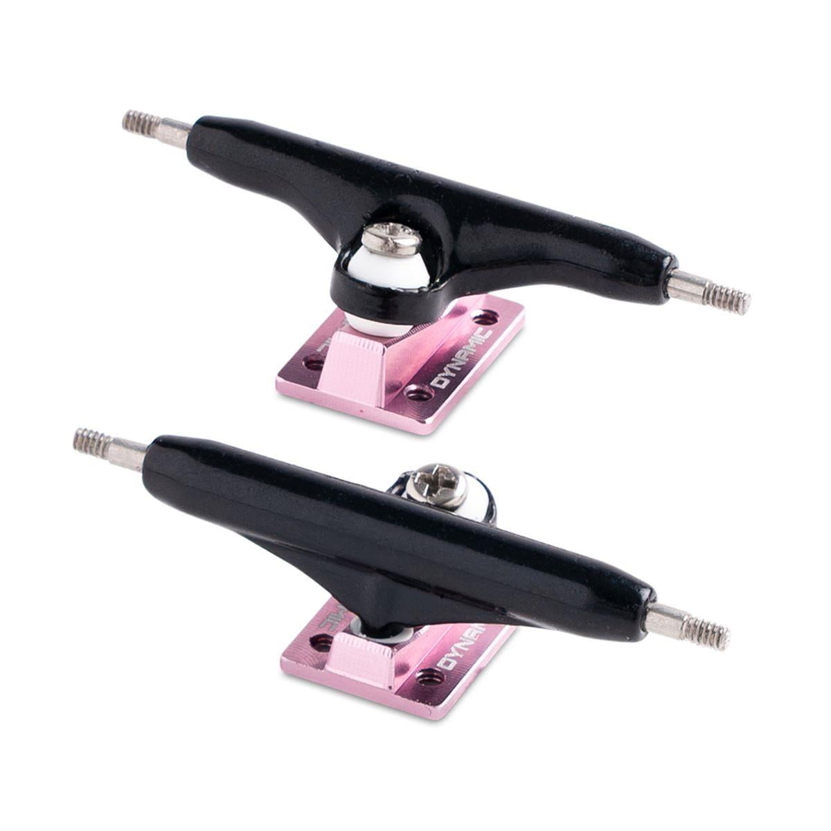 Dynamic Fingerboard Trucks - 32mm Black and Pink - Walmart.com