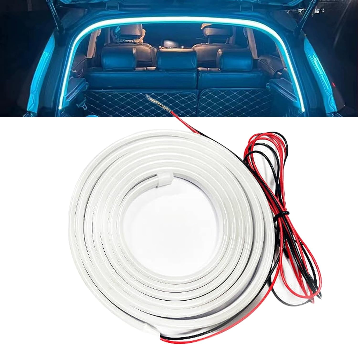 Dynamic Flowing Car Trunk Light Strip,78/157 Inch Cuttable Car Trunk ...
