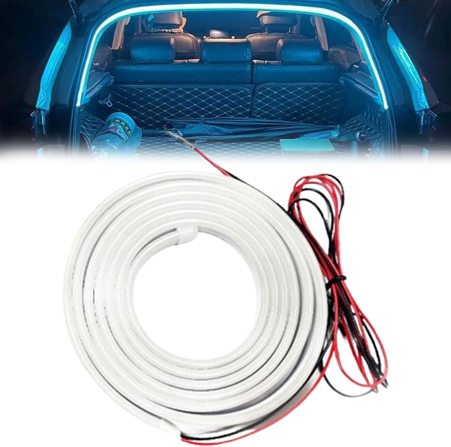 Dynamic Flowing Car Trunk Light Strip, 78/157 Inch Cuttable Car Trunk ...