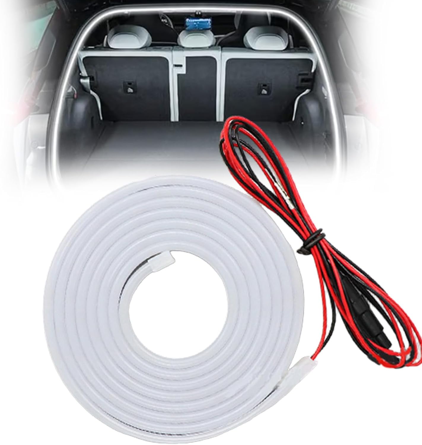Dynamic Flowing Car Trunk Light Strip, 78/157 Inch Cuttable Car Trunk ...