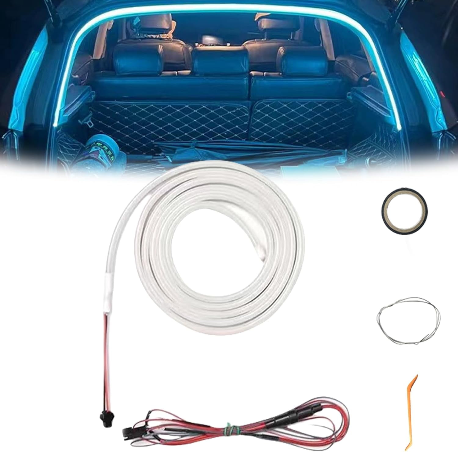 Dynamic Flowing Car Trunk Light Strip, Trunk Led Light Strip，Led Strip ...