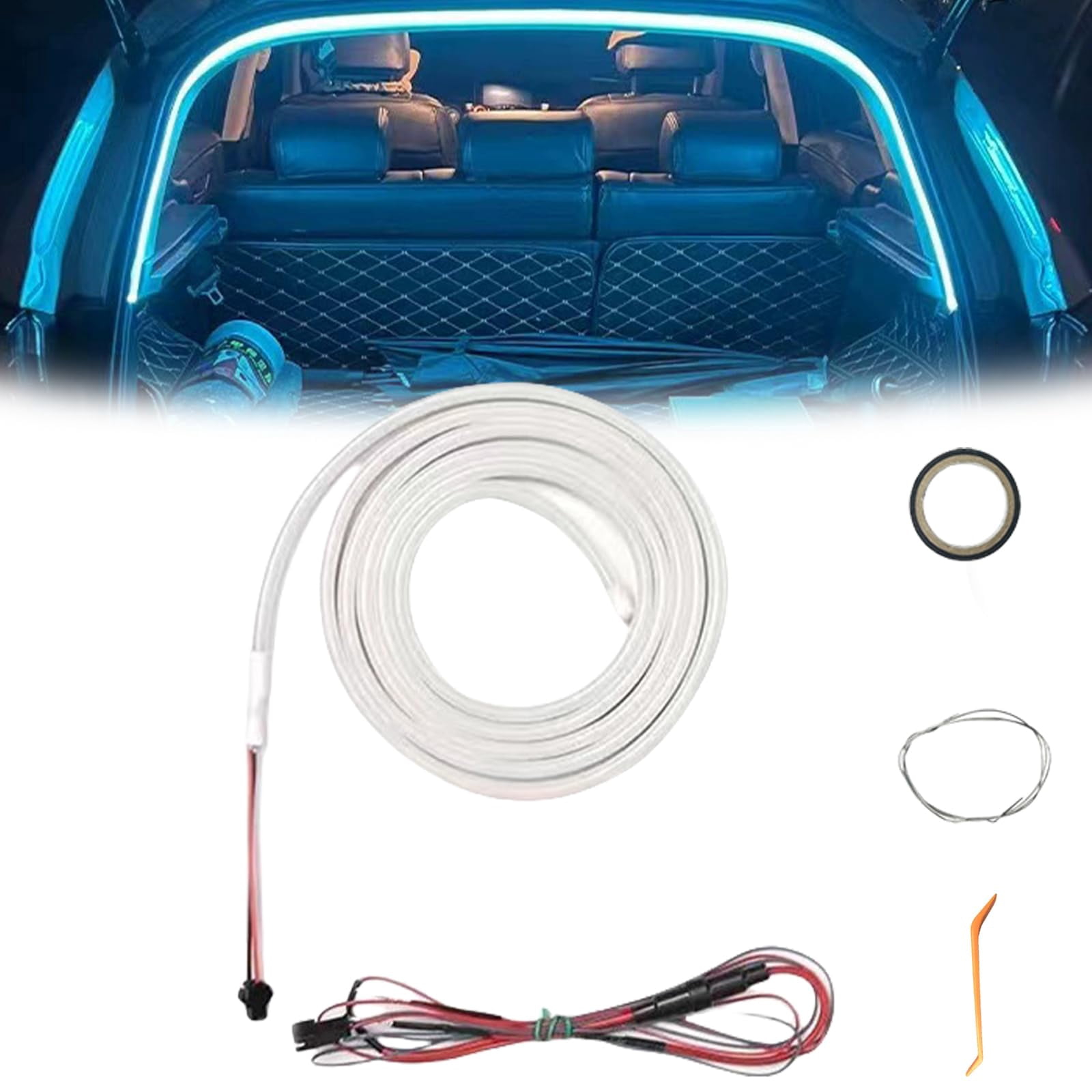 Dynamic Flowing Car Trunk Light Strip, Trunk Led Light Strip，Led Strip ...