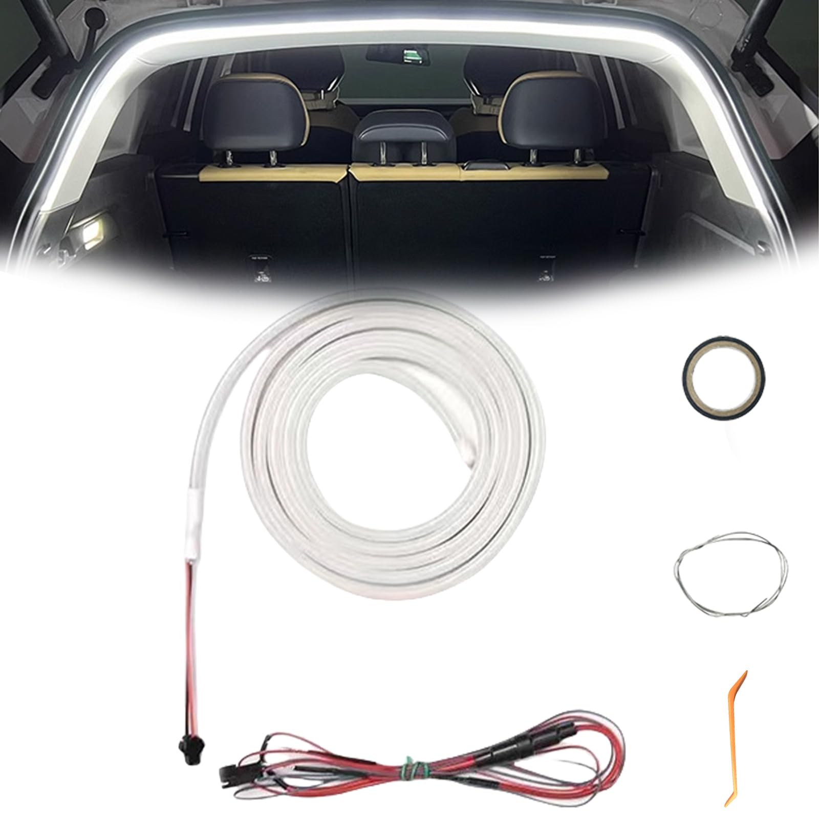 Dynamic Flowing Car Trunk Light Strip, Trunk Led Light Strip，Led Strip ...