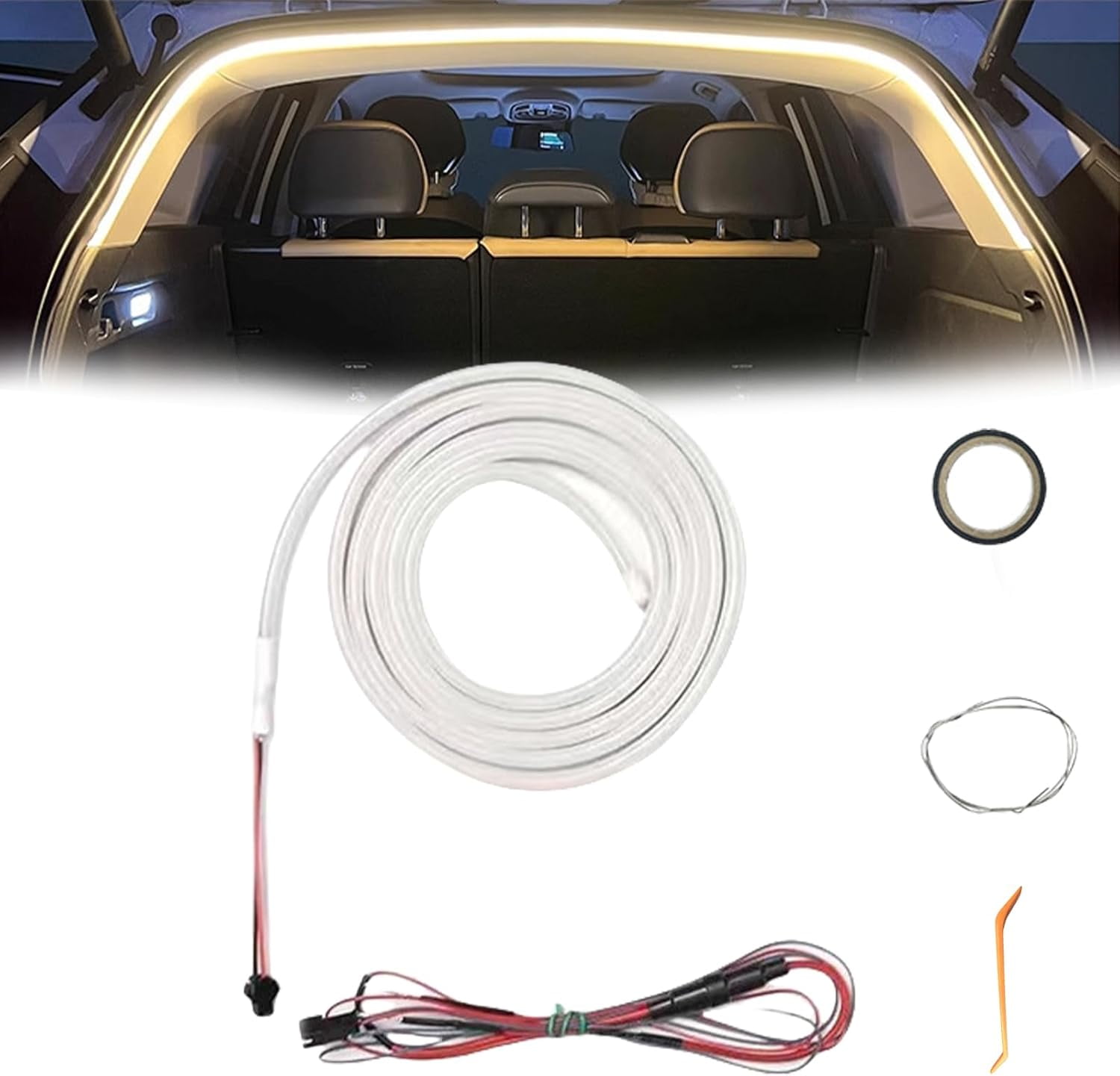 Dynamic Flowing Car Trunk Light Strip, Trunk Led Light Strip，Led Strip ...