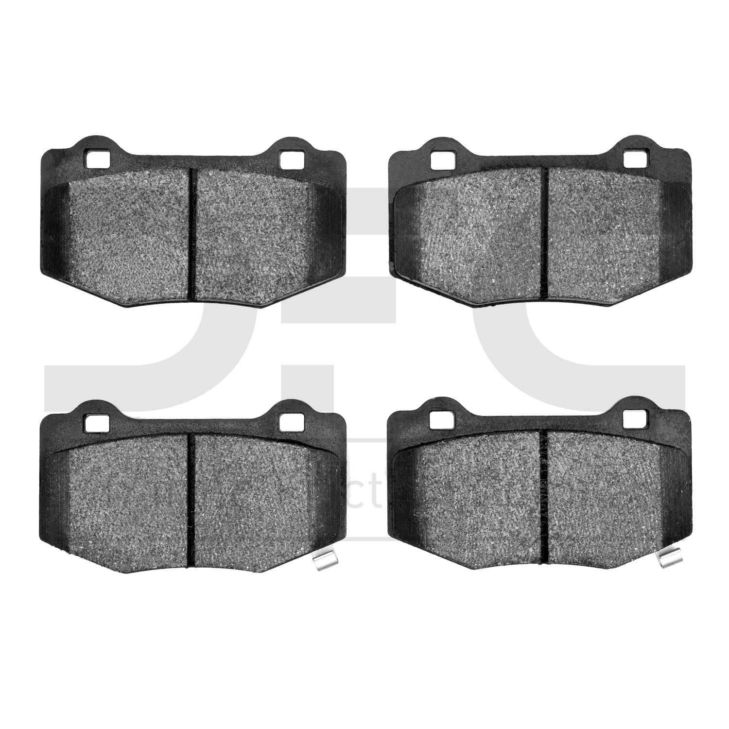 Dynamic Friction Company 5000 Advanced Brake Pads - Low Metallic 1551 ...