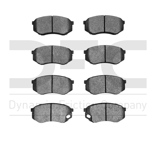 Dynamic Friction Company 5000 Advanced Brake Pads - Semi Metallic 1551 ...