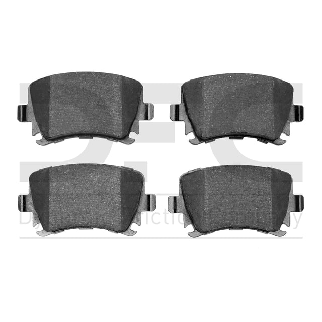 Dynamic Friction Company 5000 Euro Ceramic Brake Pads 1600-1108-00-Rear ...