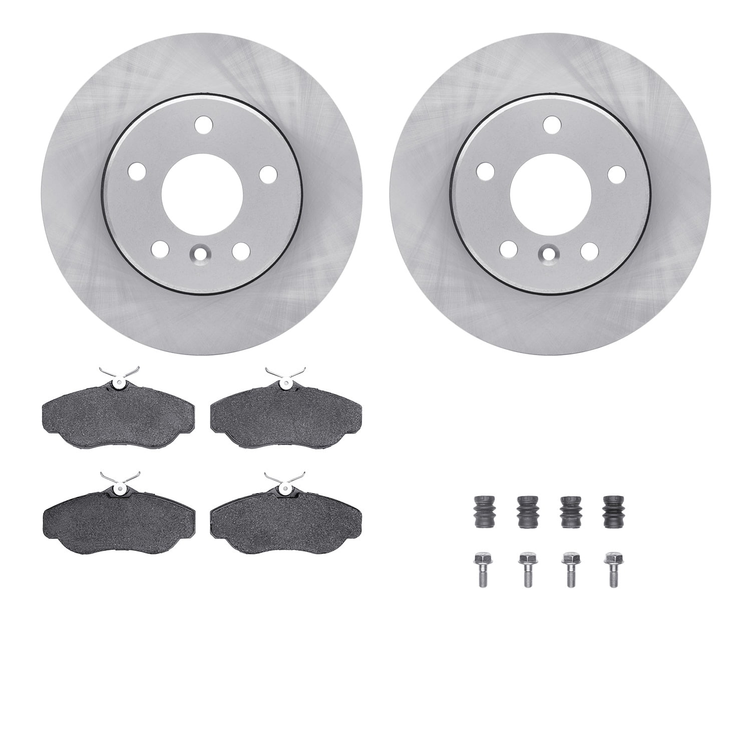 Dynamic Friction Company Front Brake Rotors with 5000 Advanced Brake ...