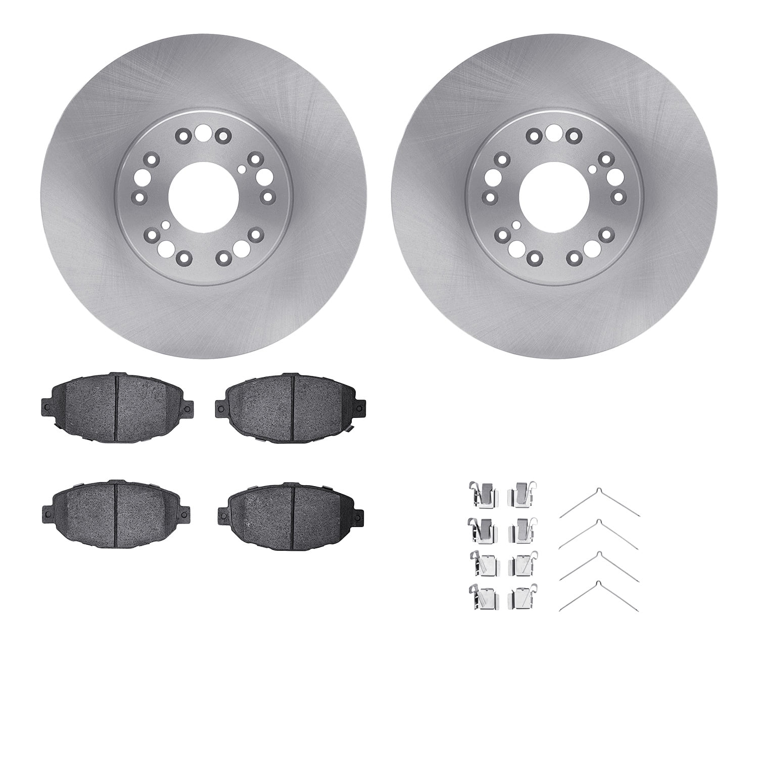 Dynamic Friction Company Front Brake Rotors with 5000 Advanced Brake ...