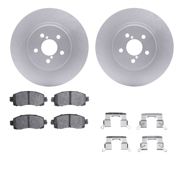 Dynamic Friction Company Front Geospec Brake Rotors with 5000 Advanced ...