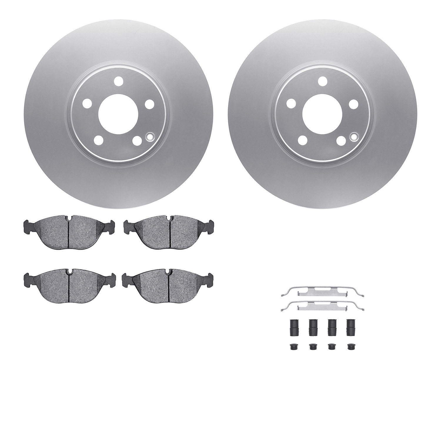 Dynamic Friction Company Front Geospec Brake Rotors with 5000 Euro ...