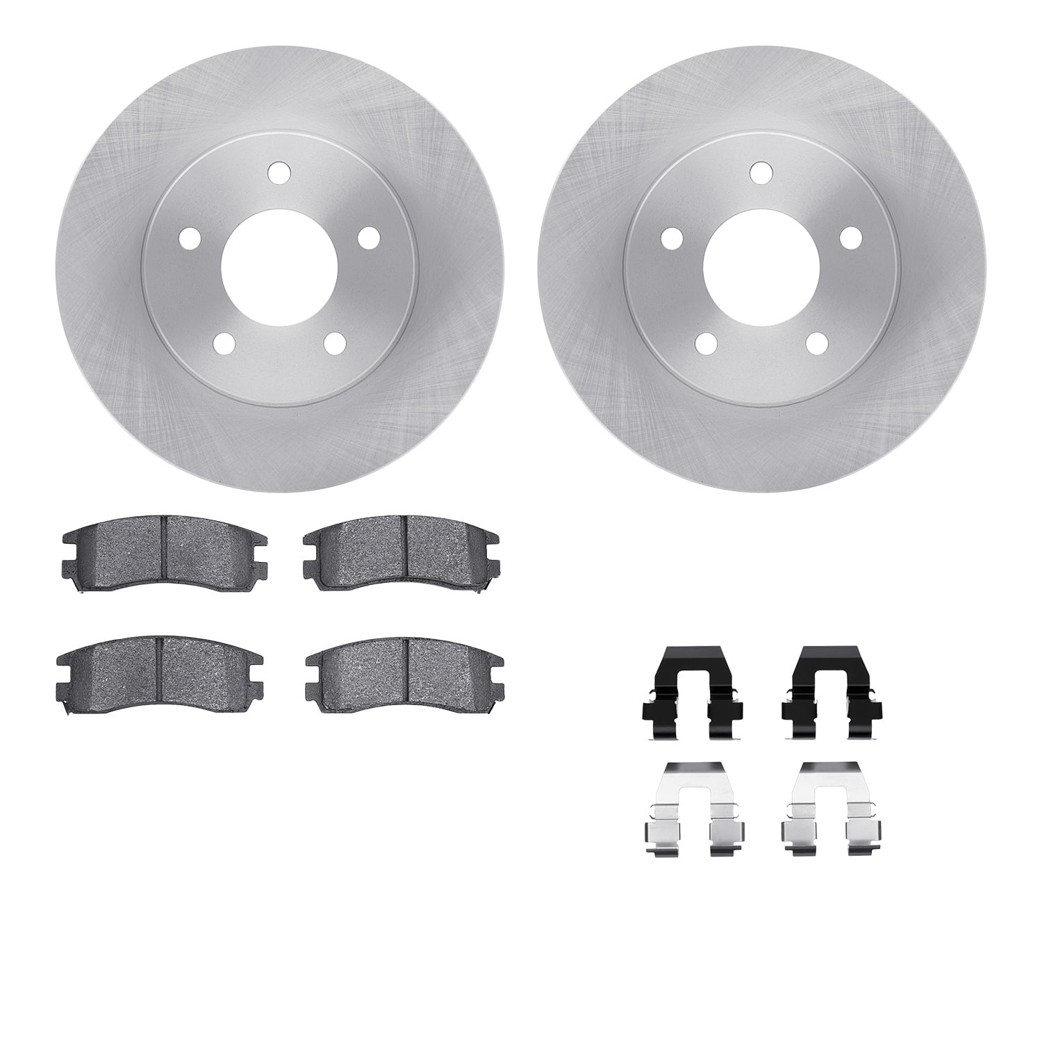 Dynamic Friction Company Rear Brake Rotors with 5000 Advanced Brake ...