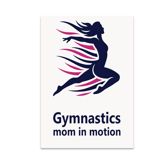 Dynamic Gymnastics Mom in Motion - Sports Enthusiast - 13x19 Poster ...