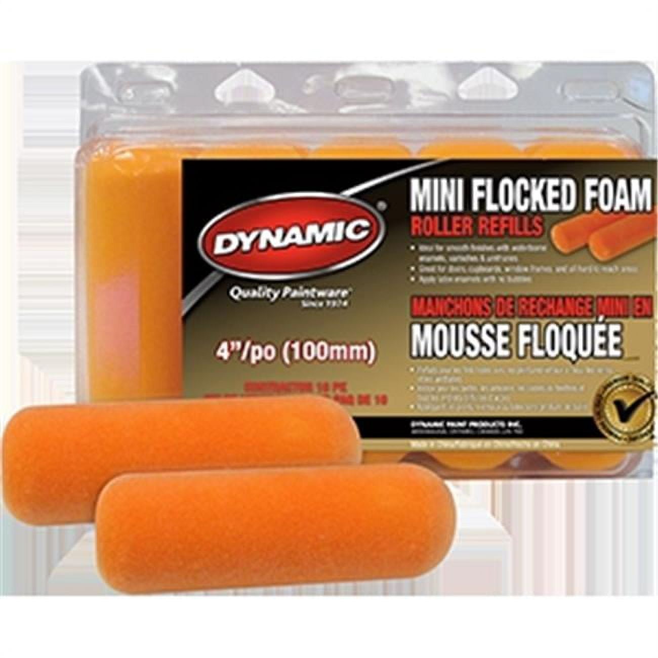 Dynamic HM005503 6 in. Mini Flocked Foam Refill - 2 Pack - Walmart.com