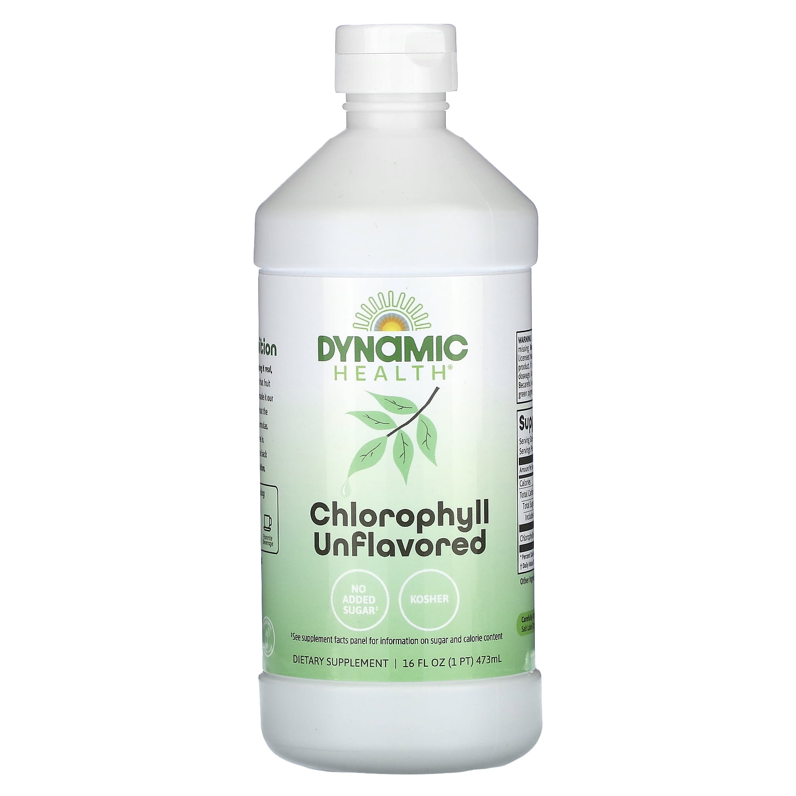 Dynamic Health Chlorophyll, Unflavored, 16 fl oz (473 ml) - Walmart.com