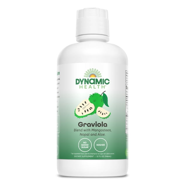 Dynamic Health Organic Graviola Juice Blend | Soursop Fruit Drink ...