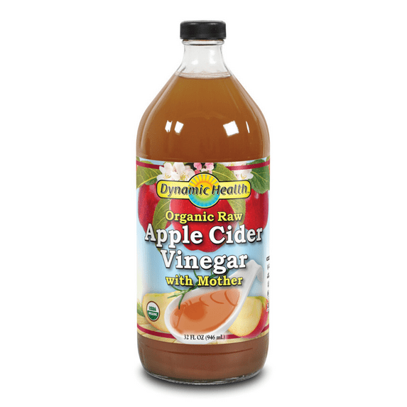 Dynamic Health Organic ACV, Raw & Unfiltered Apple Cider Vinegar with ...