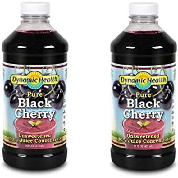 Dynamic Health Black Cherry Juice Concentrate, 16oz, Antioxidant ...