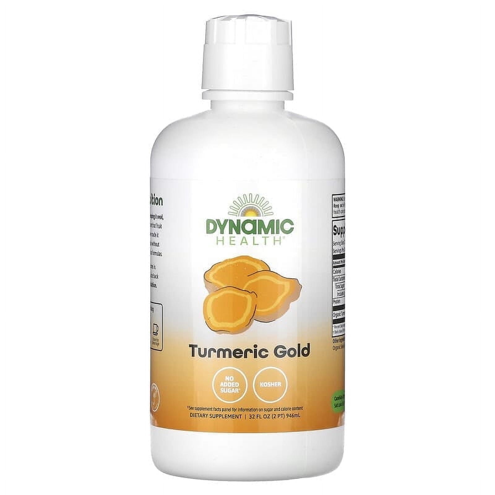 Dynamic Health, Turmeric Gold, 32 fl oz Pack of 4 - Walmart.com