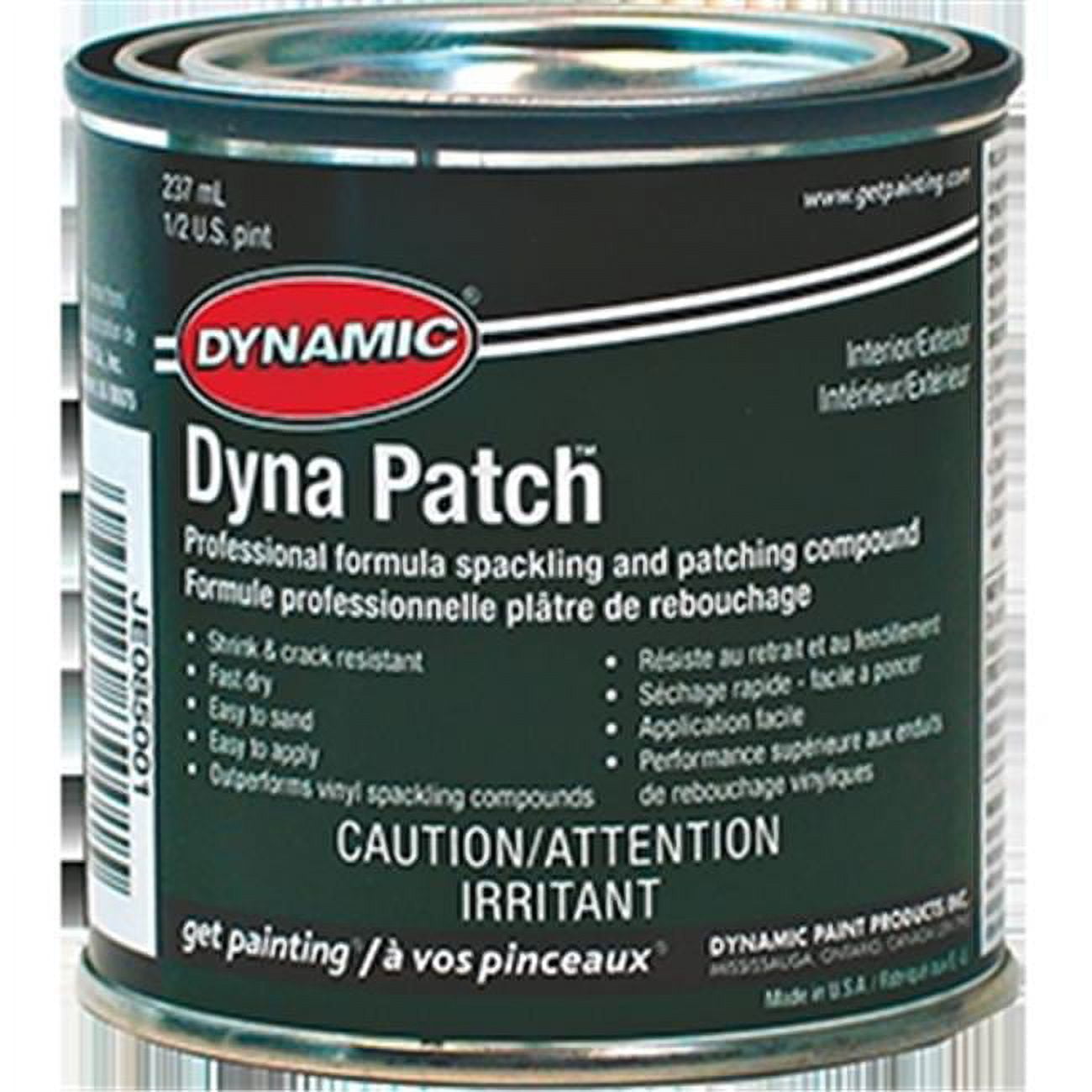 Dynamic JE085001 9 oz. Dyna Patch Pro Spackling Compound - Walmart.com