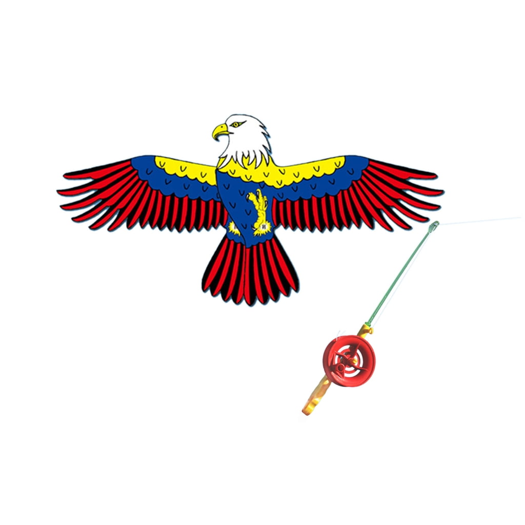 Dynamic Kites for Kids Fishing Rod Dynamic Wing Swallow Kites Wind ...
