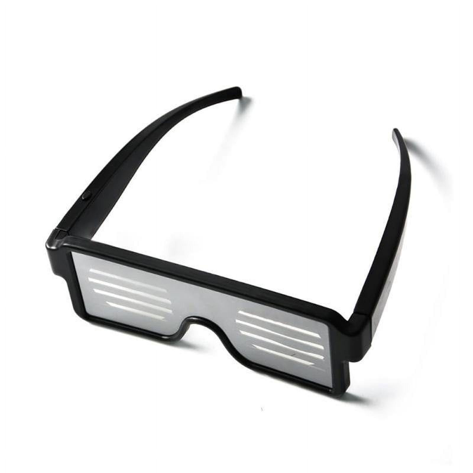 Dynamic LED Glowing Glasses Party Favor, USB Rechargeable LED Light Up ...
