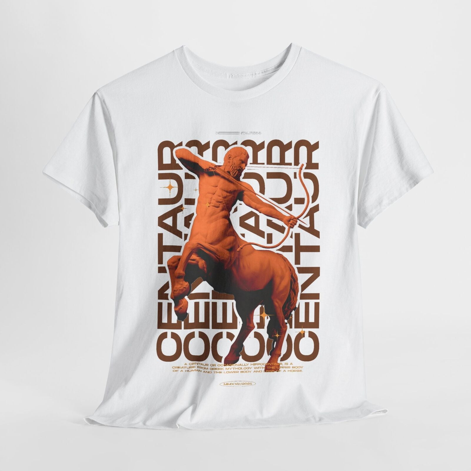 Dynamic Mens T-Shirt Featuring Stylish Centaur Graphic Art Bold Urban ...