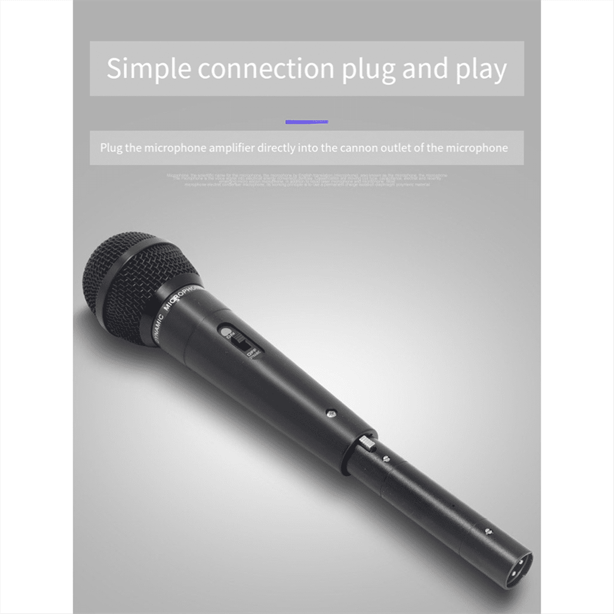 Dynamic Microphone Preamp Portable Microphone Preamp Noise Reduction ...