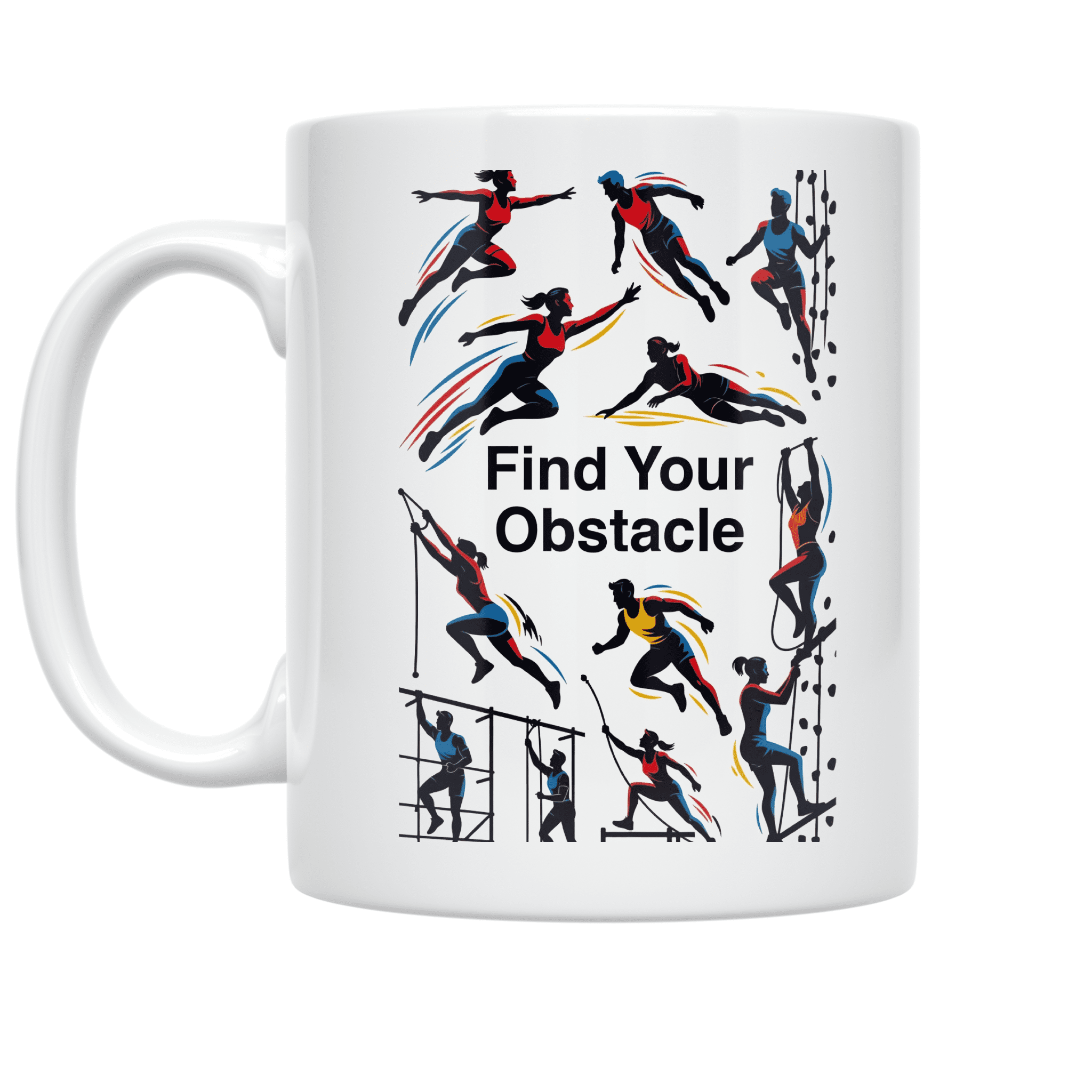 Dynamic Obstacle Course Design - Fitness Enthusiast - 11 oz Ceramic ...