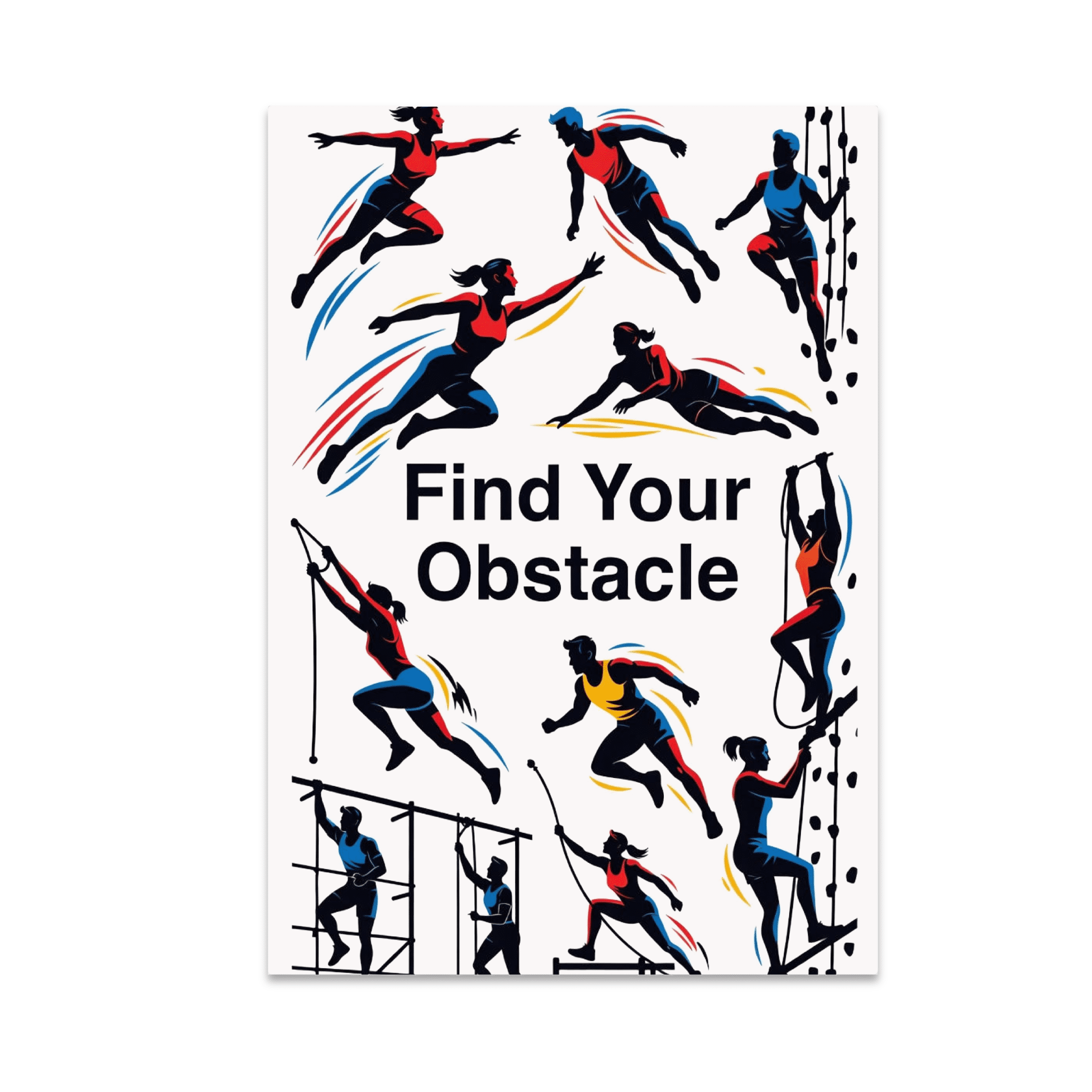 Dynamic Obstacle Course Wall Art - Gym Enthusiast - 13x19 Poster Print ...