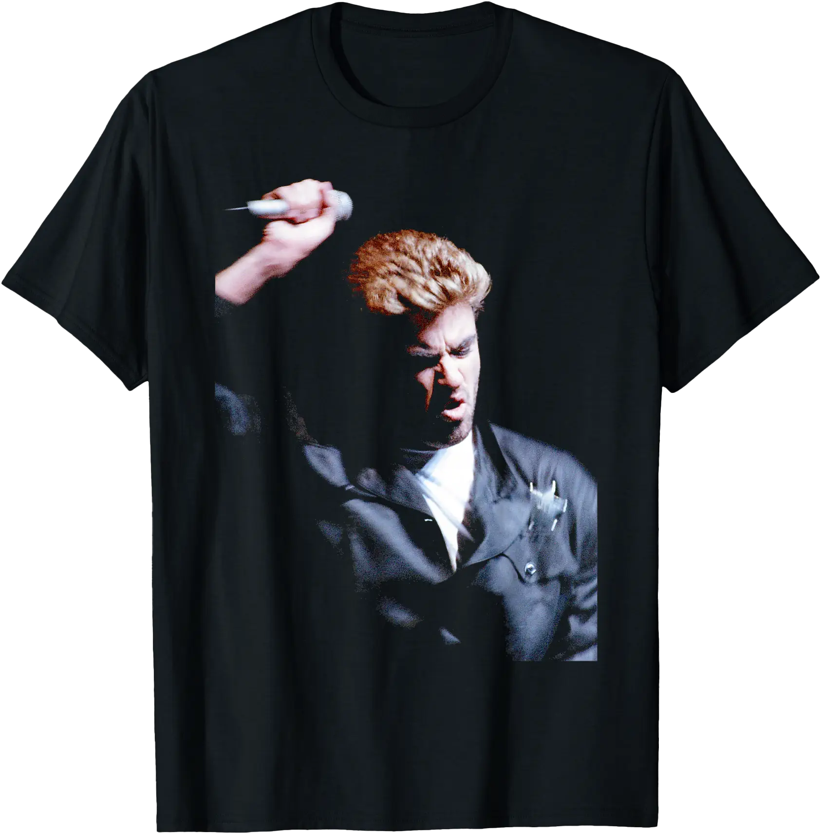 Dynamic Performer Graphic T-Shirt - George Michael Faith World Tour ...
