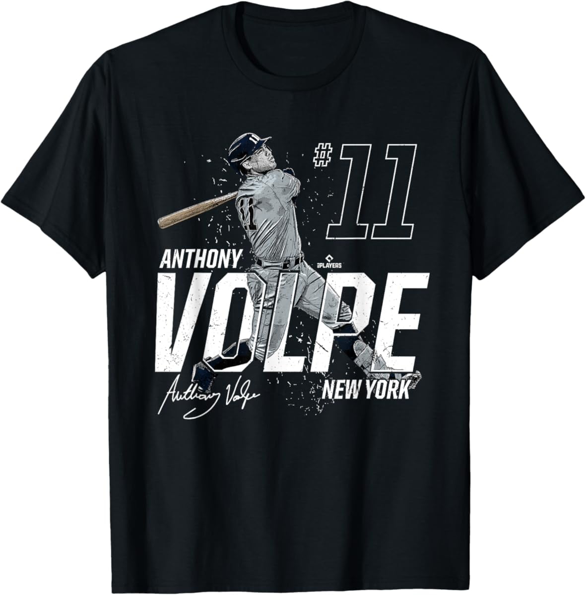 Dynamic Pose Anthony Volpe New York Baseball Mlbpa Unisex Men Women T ...
