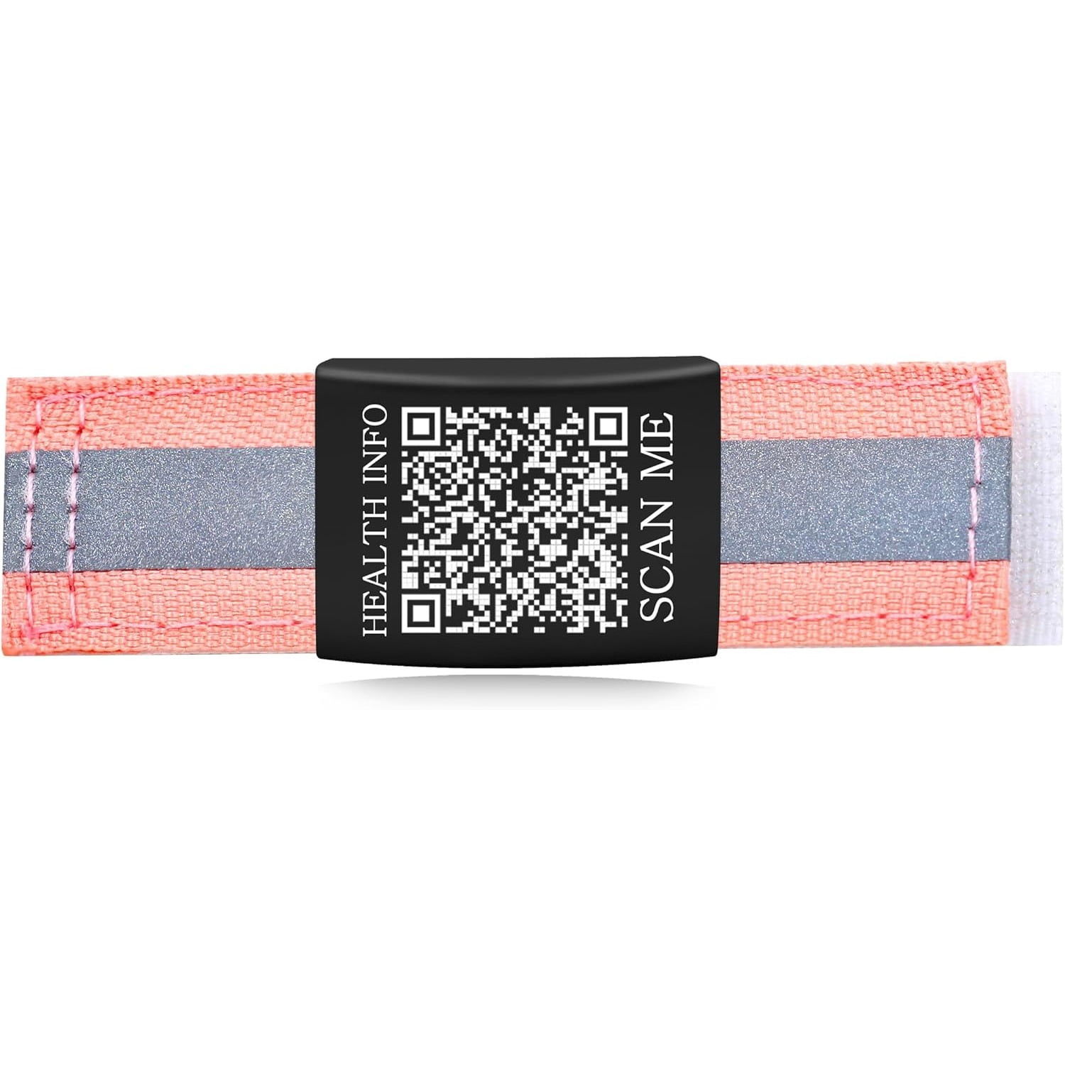Dynamic QR Code Medical ID Shoelace Tag | 22mm Waterproof Nylon Shoe ...