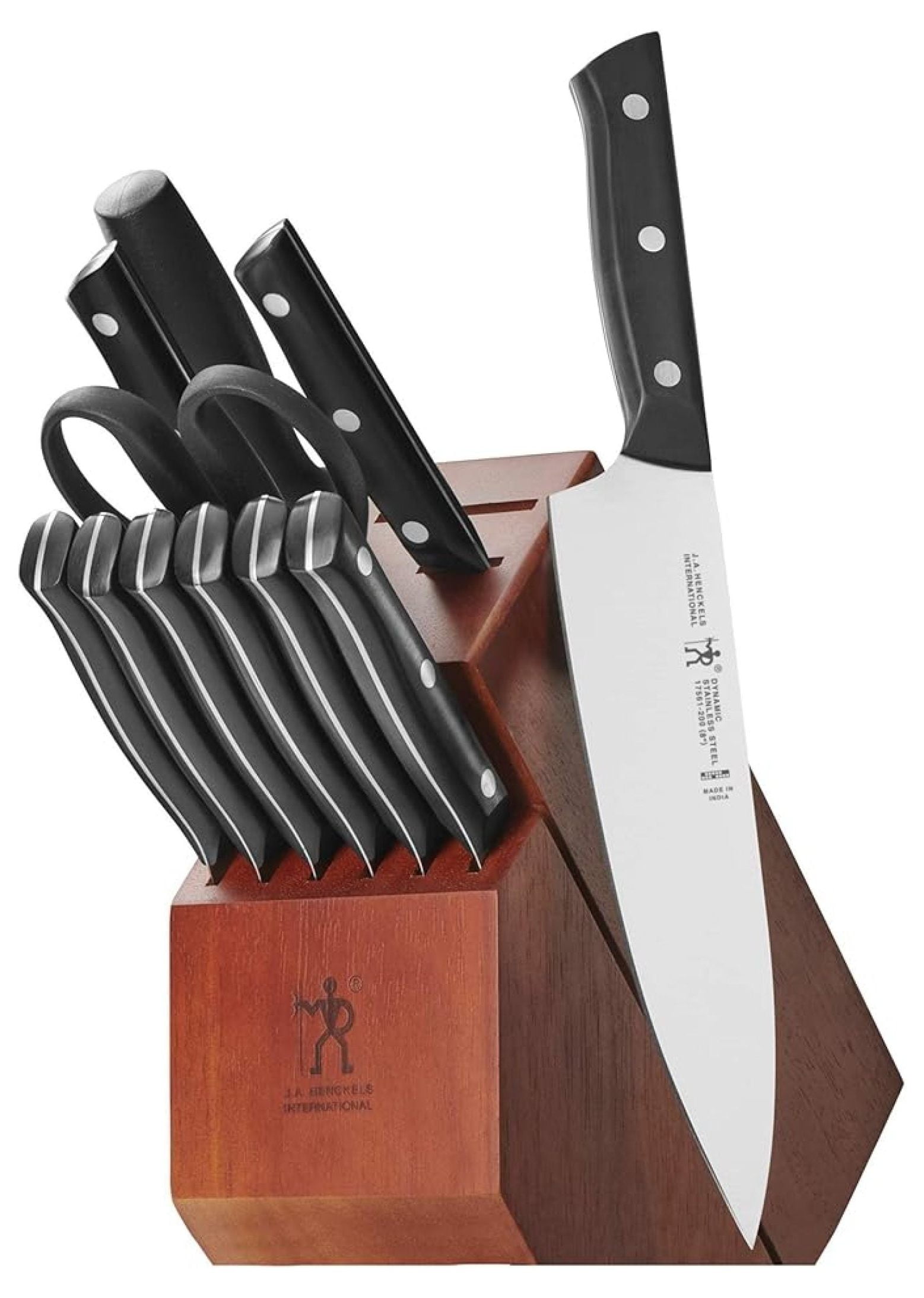 Dynamic Razor-Sharp 12-Piece Knife Set, Chef Knife, Bread Knife, Steak ...