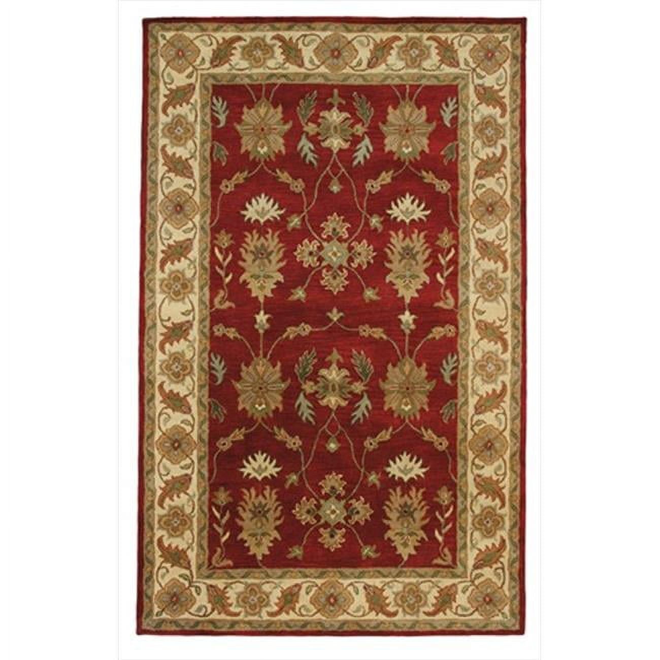 Dynamic Rugs CH9121403300 Charisma 8 x 11 1403-300 - Red-Ivory ...