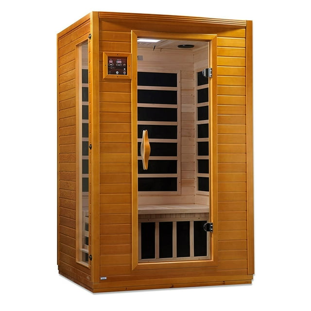 Dynamic Saunas Andora 2-Person Calming Infrared Home Sauna with 6 ...