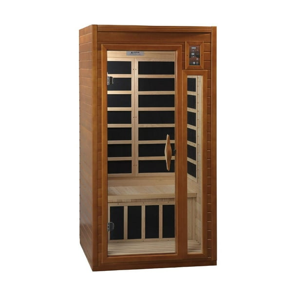 Dynamic Saunas Barcelona Elite 1-2-person Ultra Low EMF (Under 3MG) FAR Infrared Sauna - Walmart ...