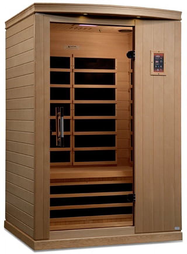Dynamic Saunas Venice Elite 2-person Ultra Low EMF (Under 3MG) FAR Infrared Sauna - Walmart.com