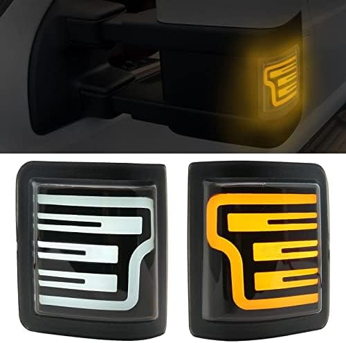 Dynamic Side Mirror Marker Turn Signal Lights for Ford F250 F350 F450 ...