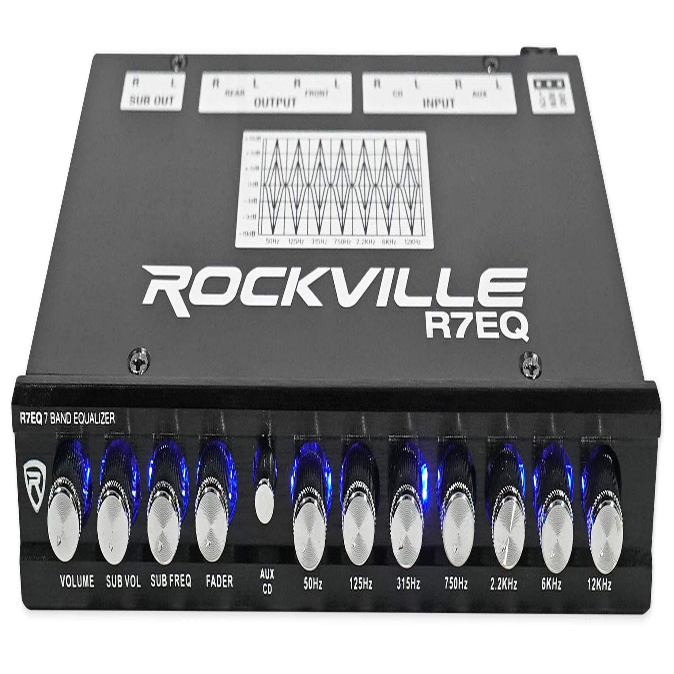 Dynamic Soundwave 7-Band Car Audio Equalizer with Sub Output - Walmart.com