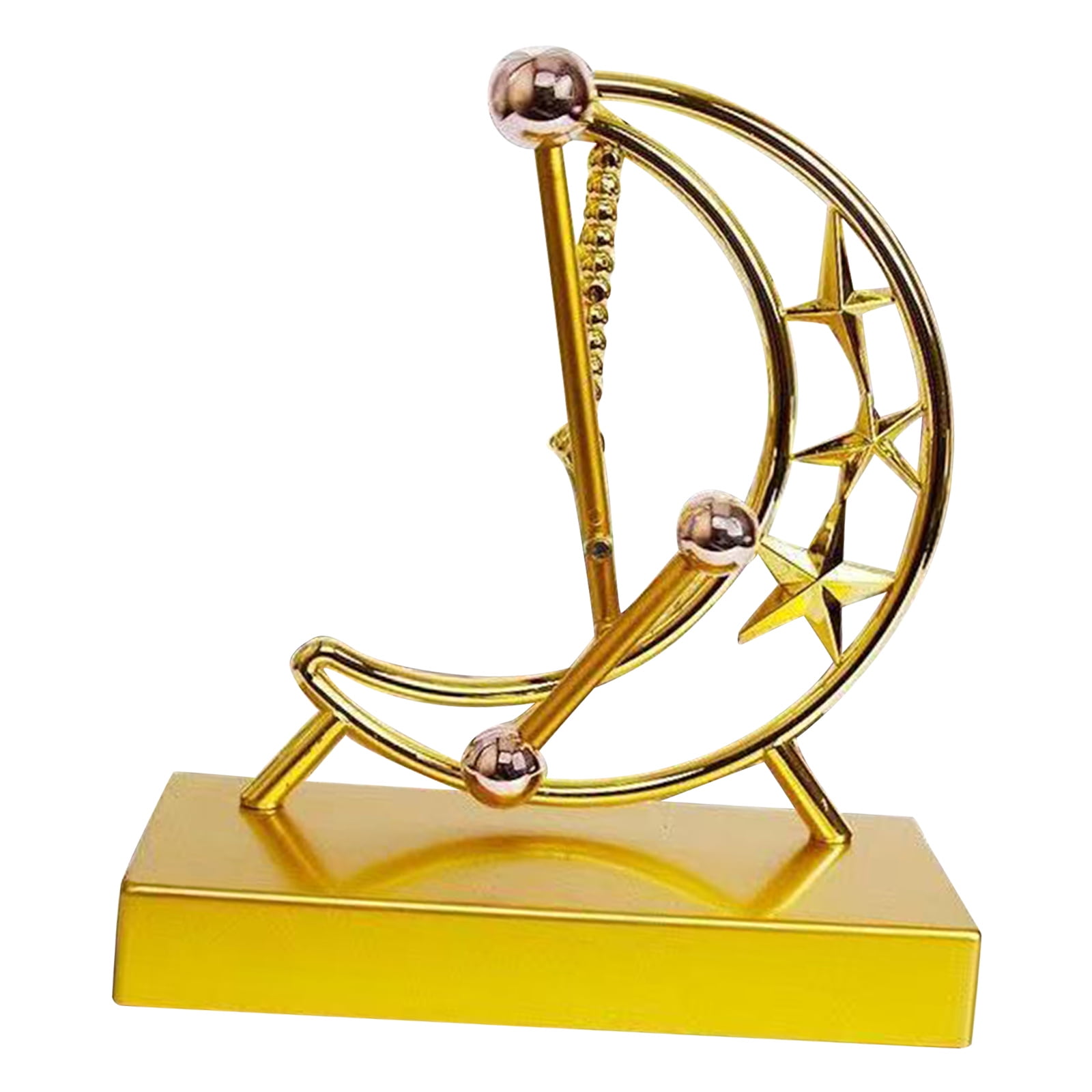 Dynamic Swing Sculpture With Copper Balance For Executive Focus And ...