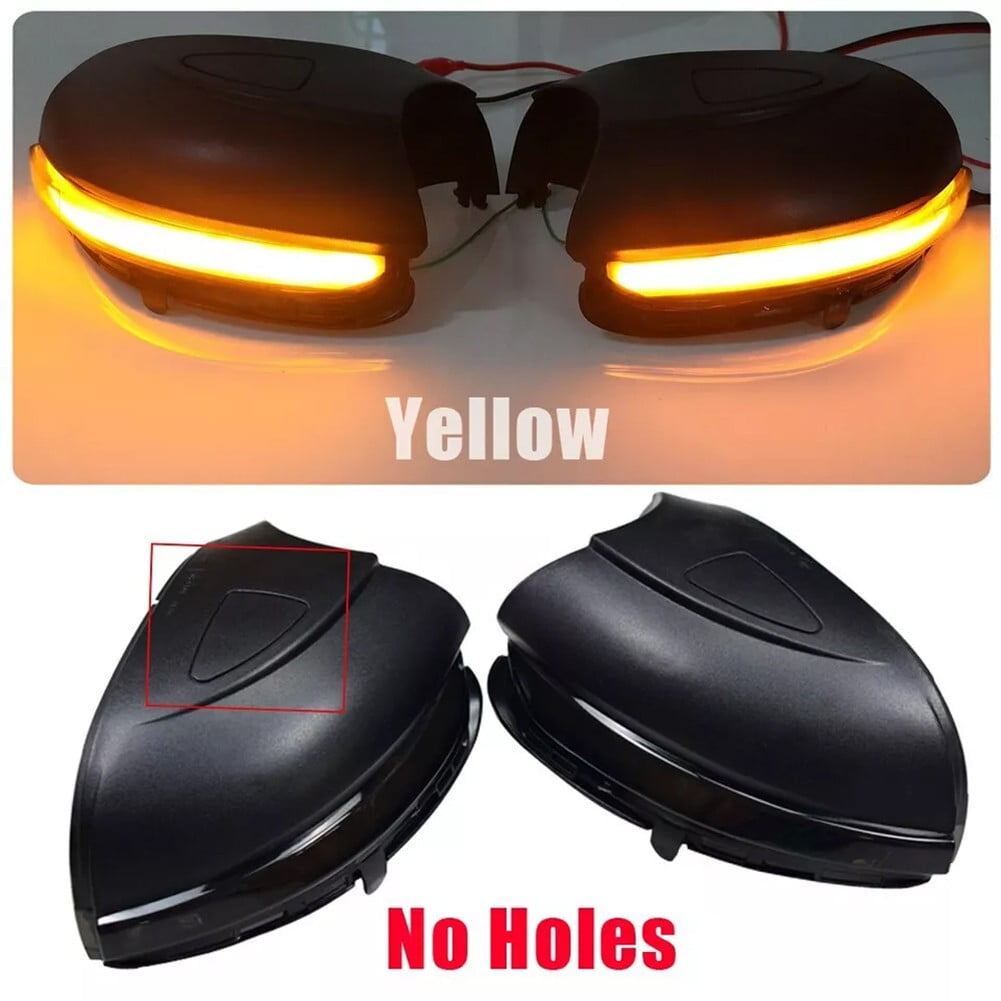 Dynamic Turn Signal LED Side Wing Rearview Mirror Indicator for MK6 08 ...