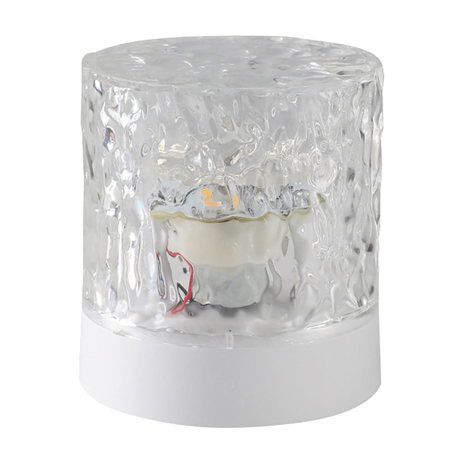 Dynamic Water Ripple Atmosphere Night Light Bedside Flame Effect Table ...