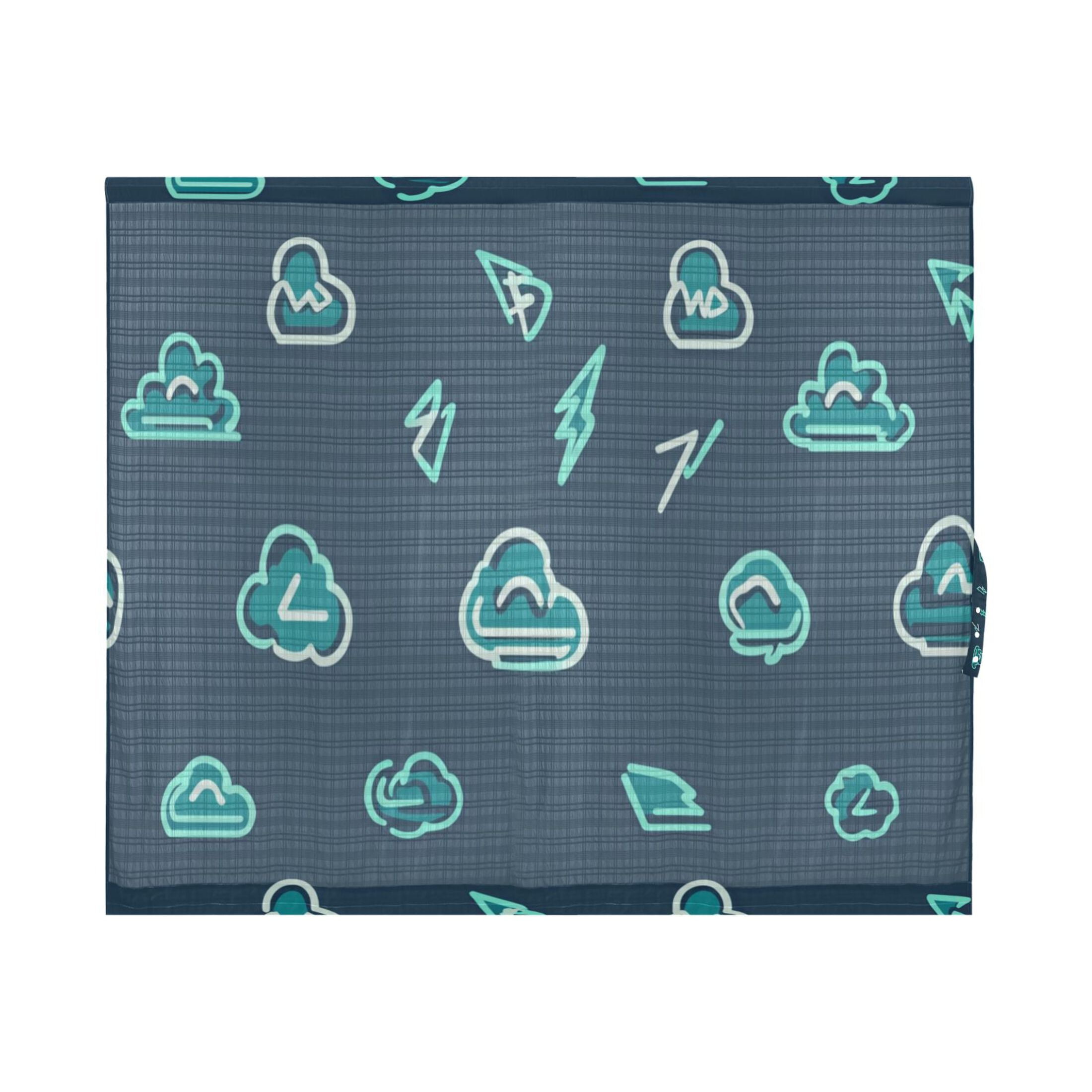 Dynamic Weather Symbols Door Curtain Blackout Thermal Insulated Door ...