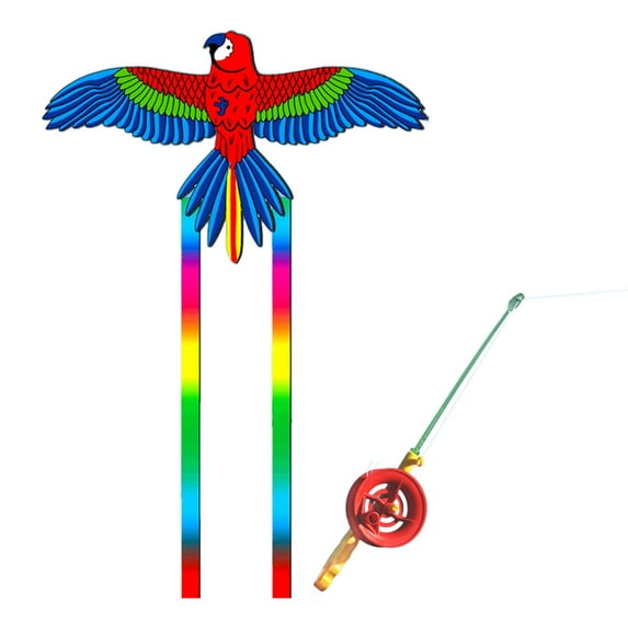 Dynamic Wing Kites Flying Kites Fishing Rod Child Beach Flying Toy ...