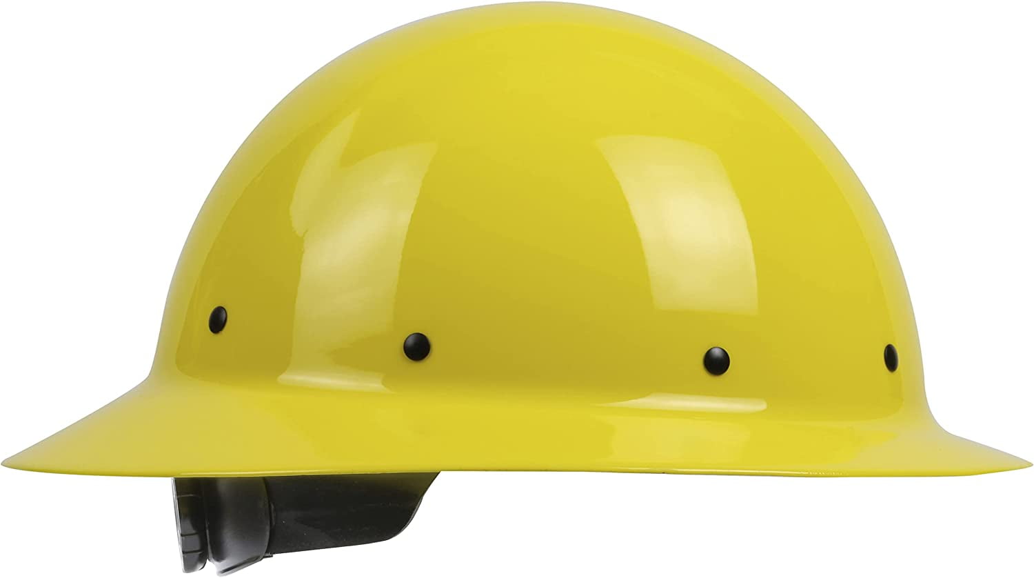 Dynamic WolfJaw Fiberglass Full Brim Hard Hat with Wheel Ratchet ...